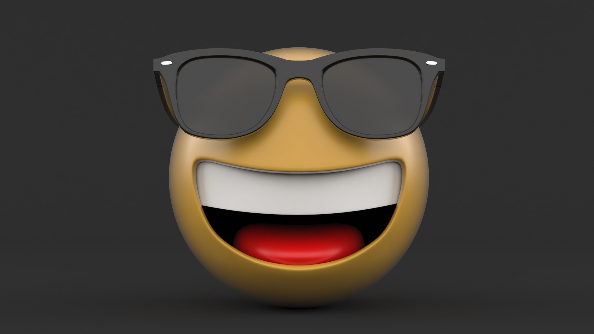 Emoji With Sunglass 3D Model - TurboSquid 1984989