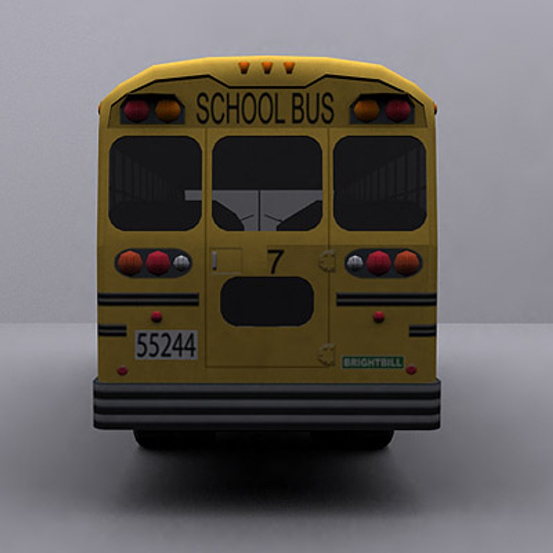3d 3ds Ready School Bus 2