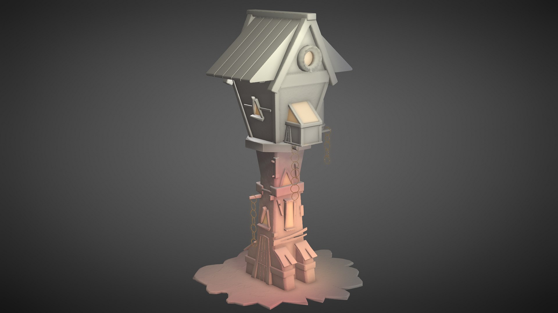 3D Fantasy Light House Model - TurboSquid 2025842
