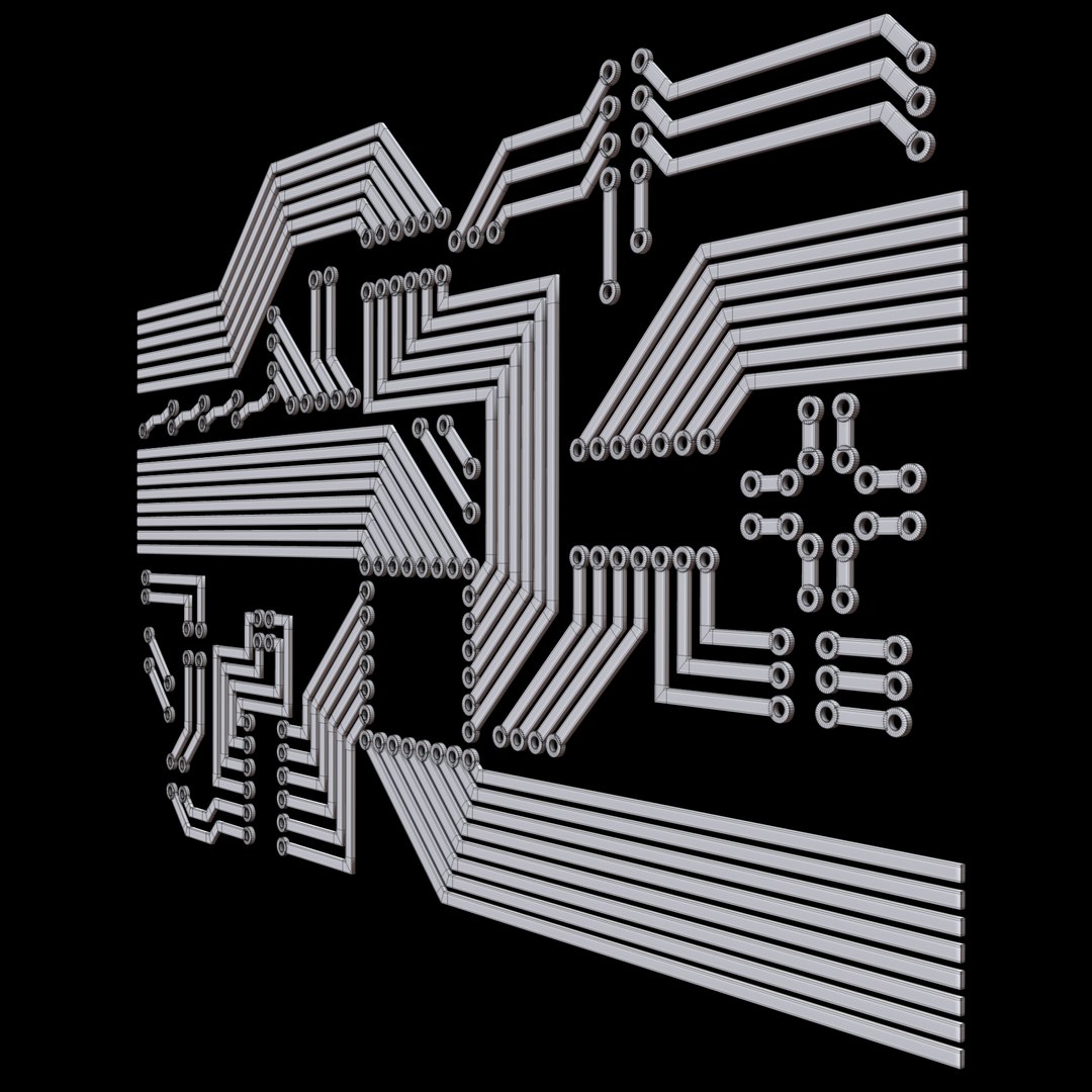 3D Circuit Board Model - TurboSquid 1746397