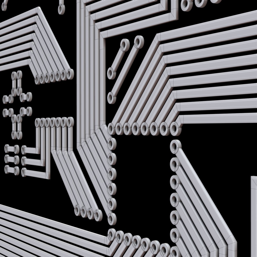 3D Circuit Board Model - TurboSquid 1746397