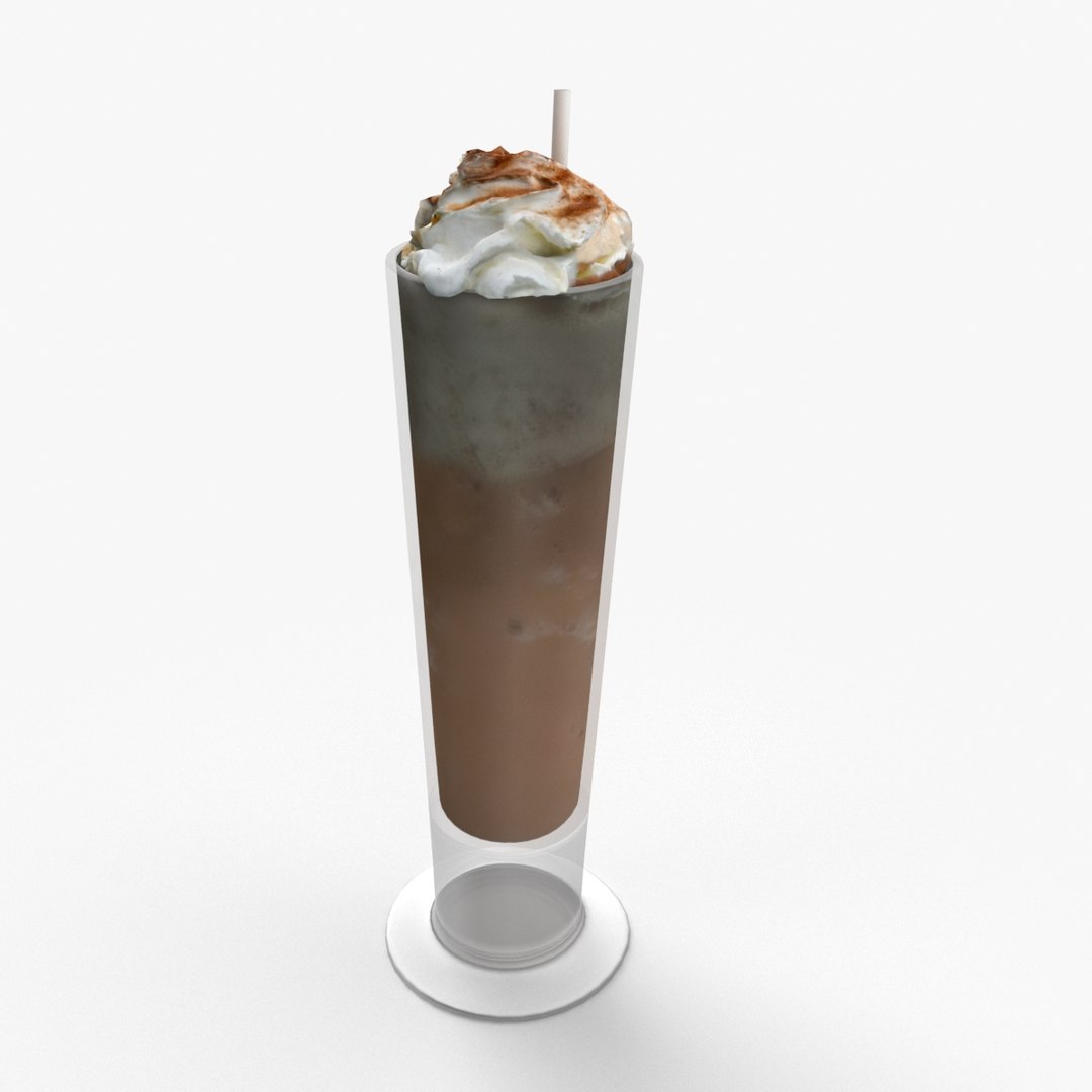 Free 3D Vanilla Iced Latte Model - TurboSquid 1804910