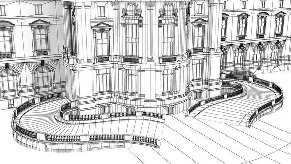 3D Opera Palais Garnier House Paris 3D Model - TurboSquid 1910711