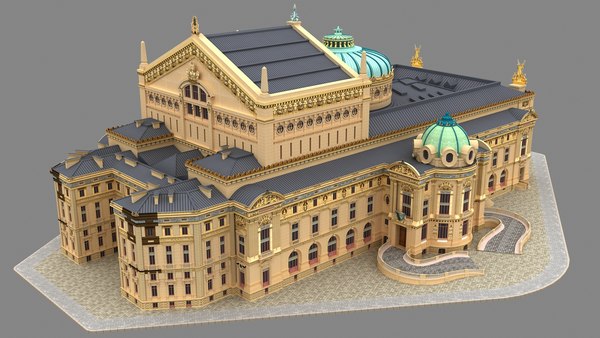 Opera Palais Garnier House Paris 3D Model 3D 모델 - TurboSquid 1910711