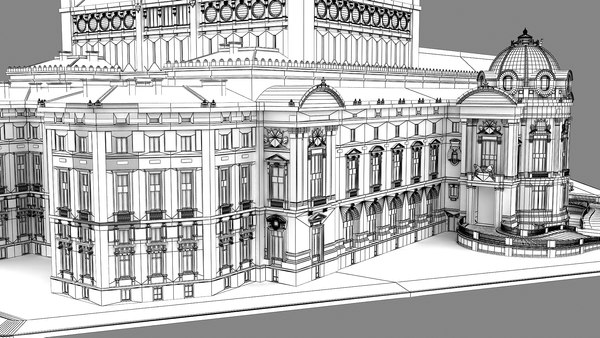 3D Opera Palais Garnier House Paris 3D Model - TurboSquid 1910711