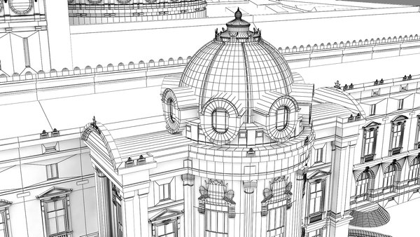 3D Opera Palais Garnier House Paris 3D Model - TurboSquid 1910711