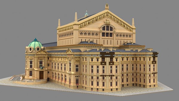 Opera Palais Garnier House Paris 3D Model 3D 모델 - TurboSquid 1910711