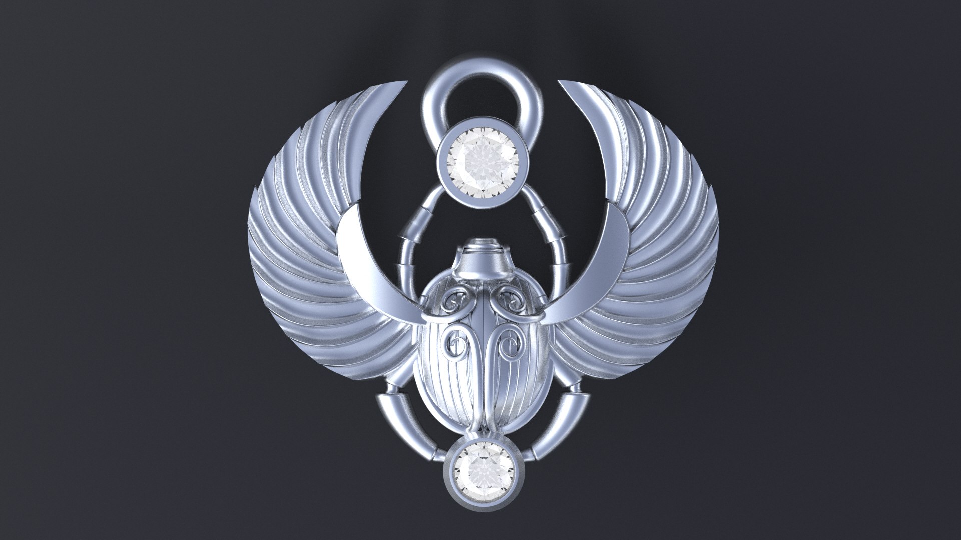 3D Pendant Scarab Model - TurboSquid 2050251