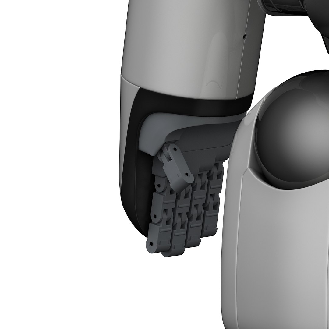 3d sony qrio robot static model