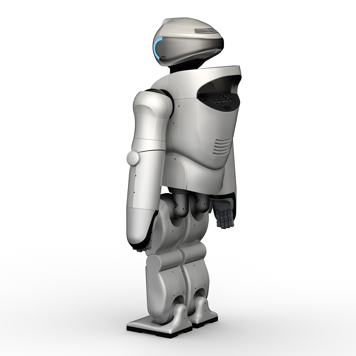 3d sony qrio robot static model
