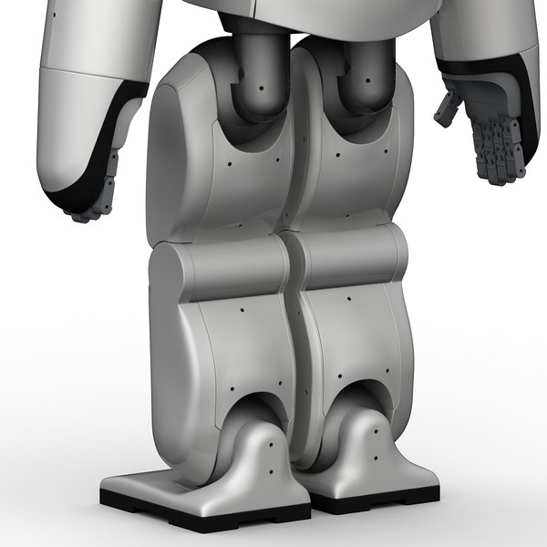 3d sony qrio robot static model