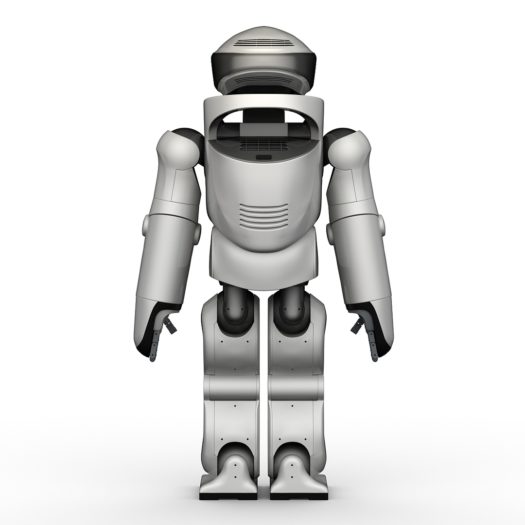 3d sony qrio robot static model