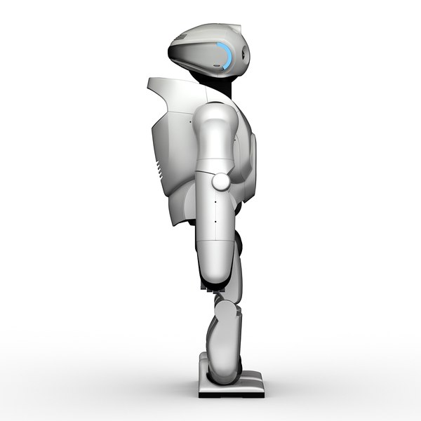 3d sony qrio robot static model