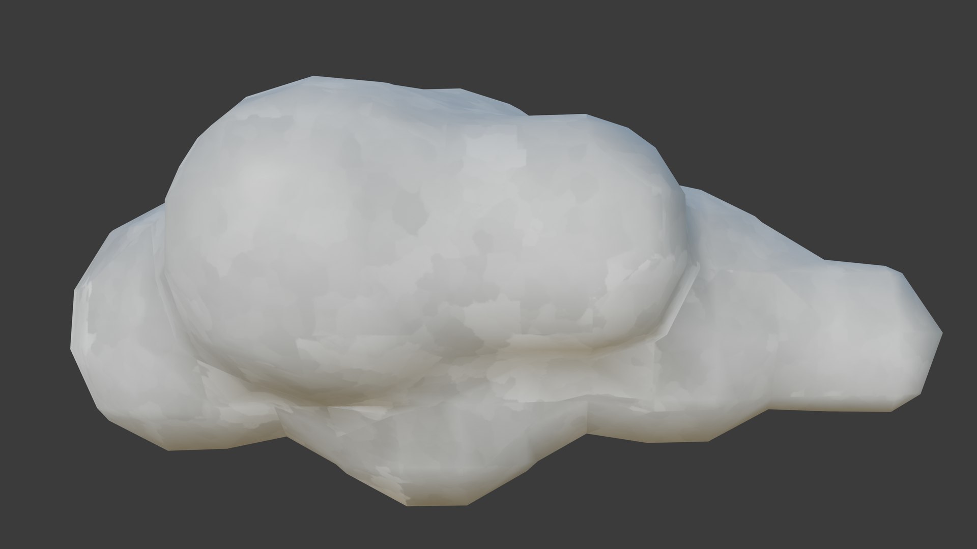 Low Poly Dirty Cloud Pack 3D Model - TurboSquid 2201229