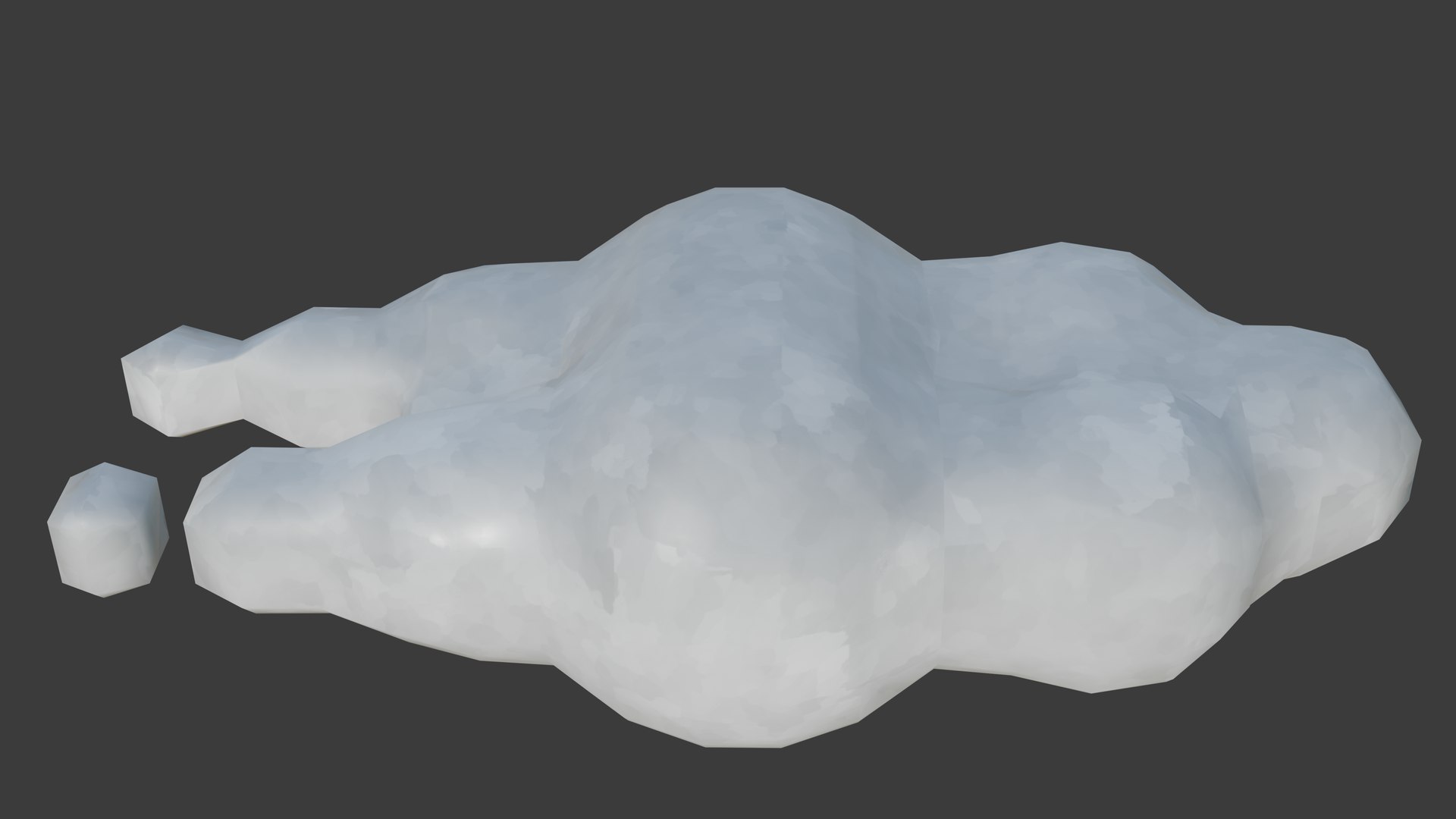 Low Poly Dirty Cloud Pack 3D Model - TurboSquid 2201229