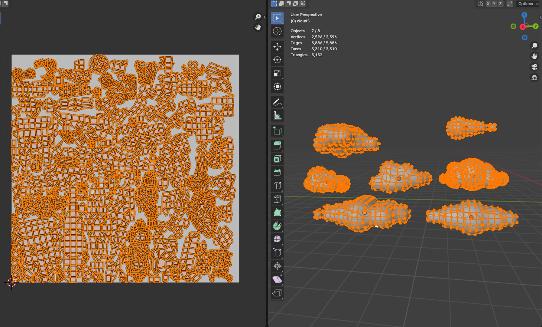 Low Poly Dirty Cloud Pack 3D Model - TurboSquid 2201229