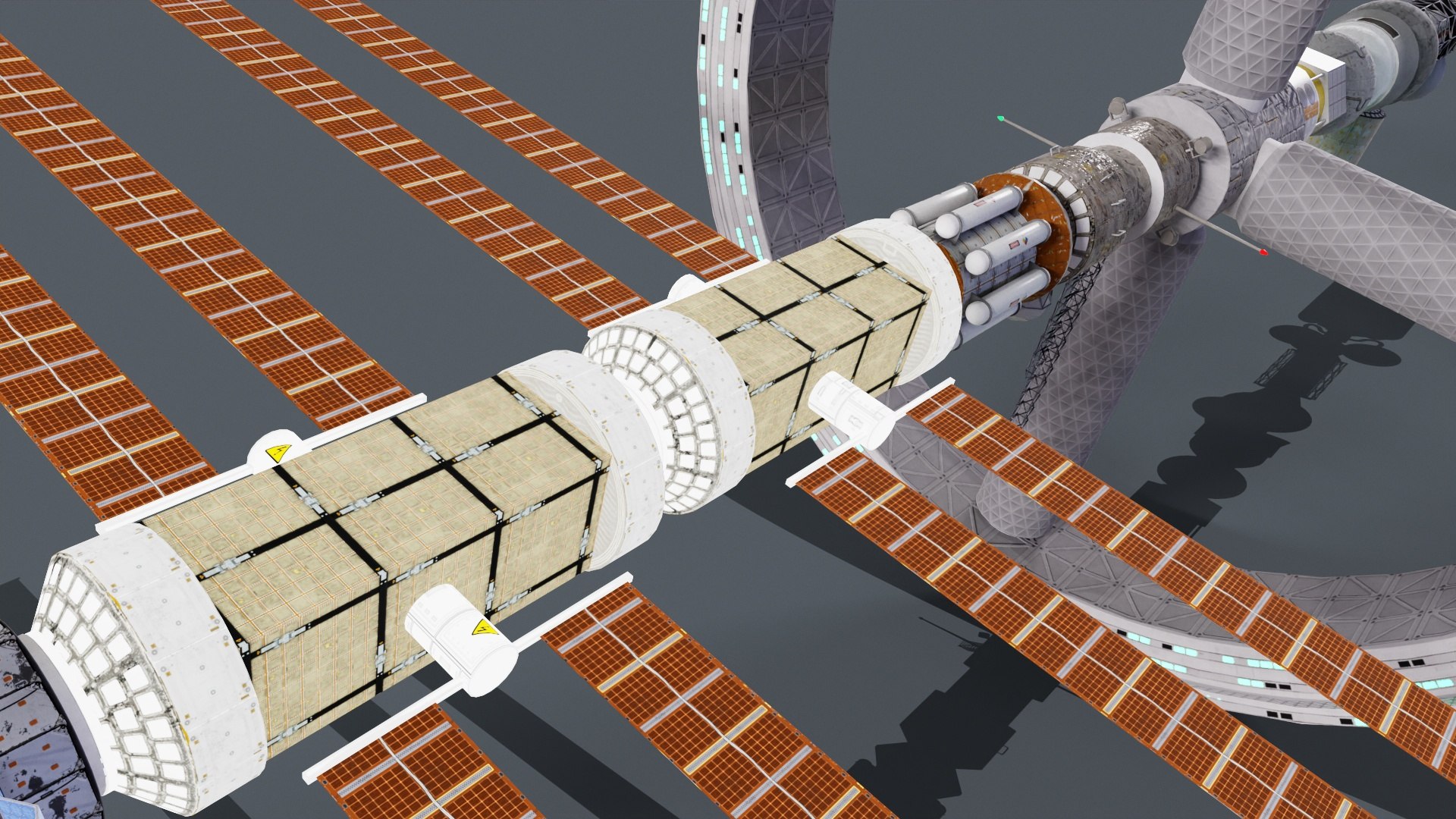 3D Model Space Station - TurboSquid 2178295