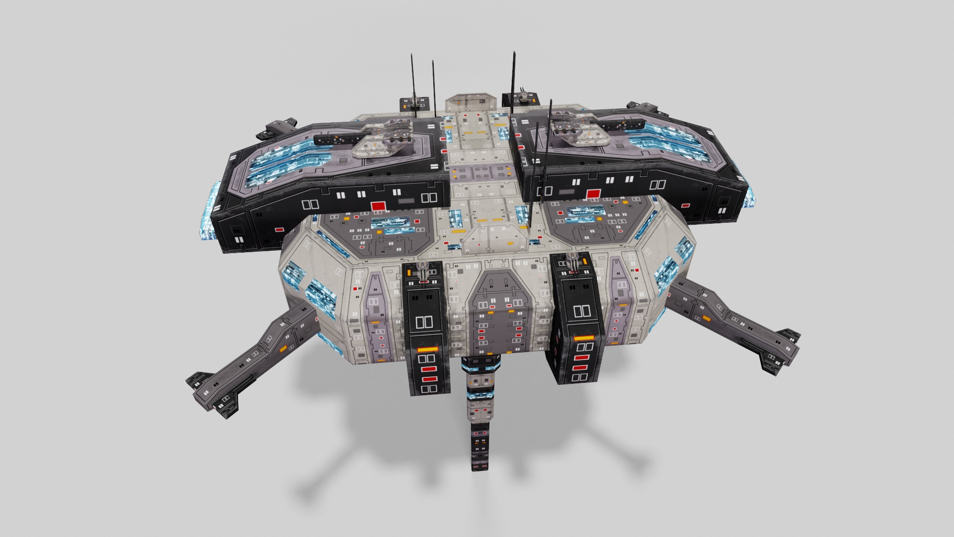 3D Model Space Station - TurboSquid 2178295