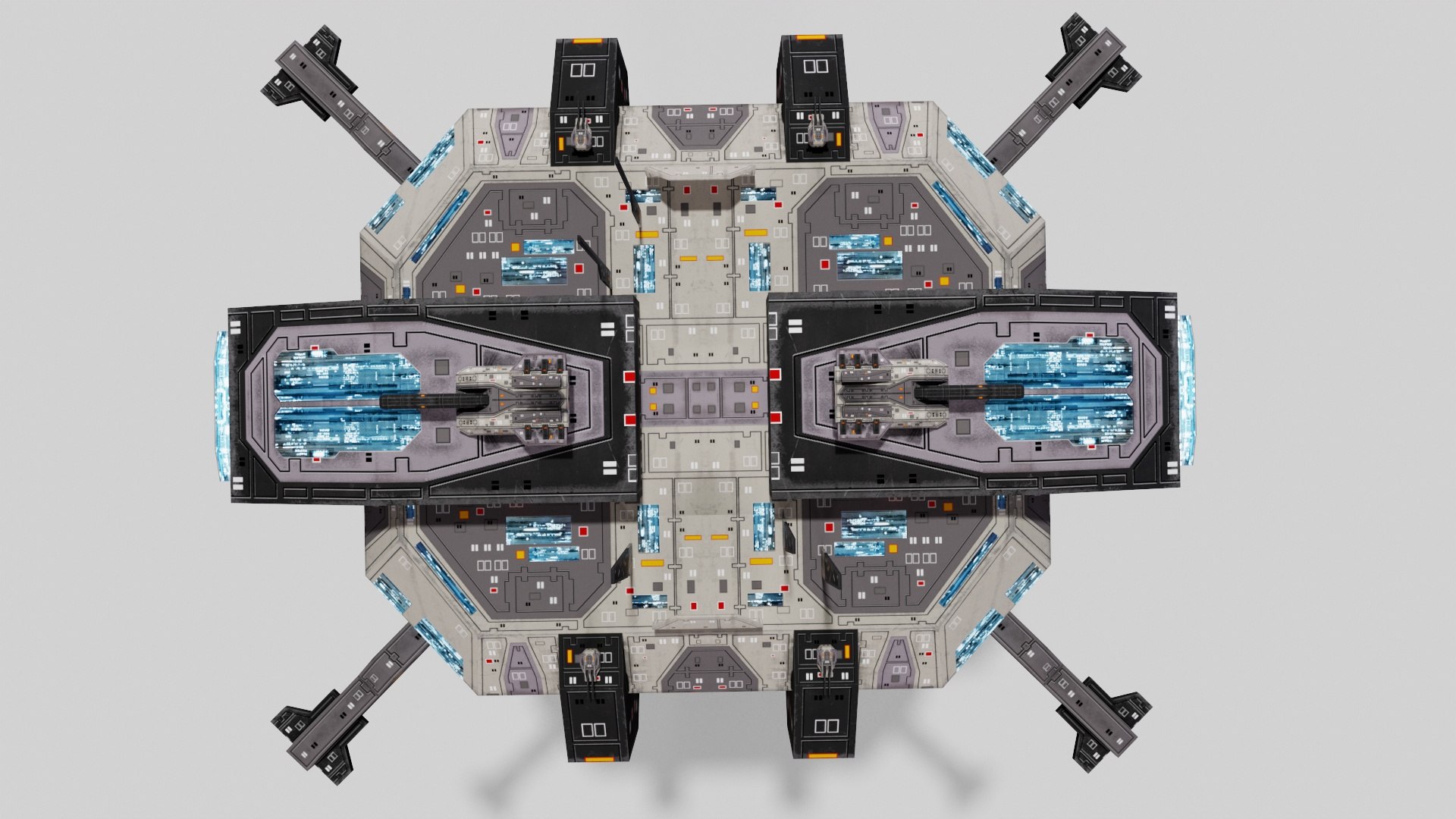 3D Model Space Station - TurboSquid 2178295