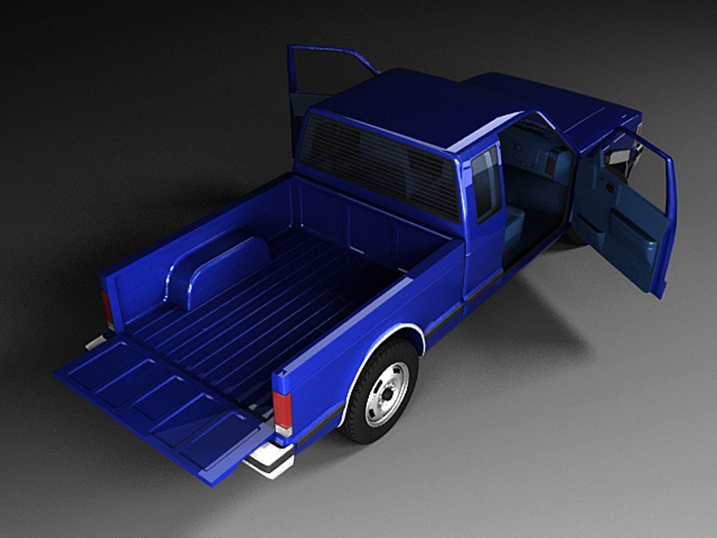 Chevrolet S-10 Cab Fl 3d Model