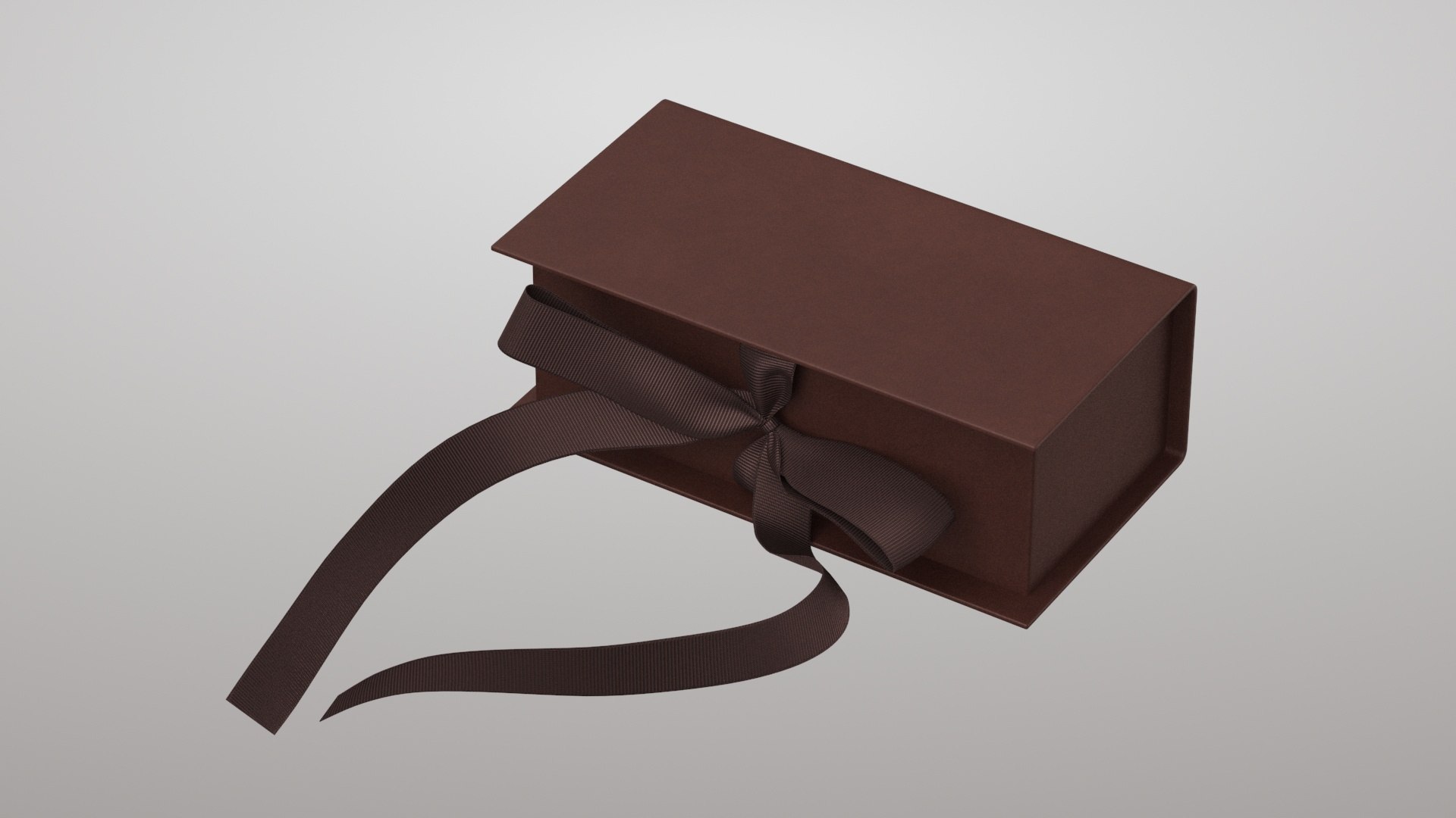 3D Gift Box Brown - TurboSquid 1687452
