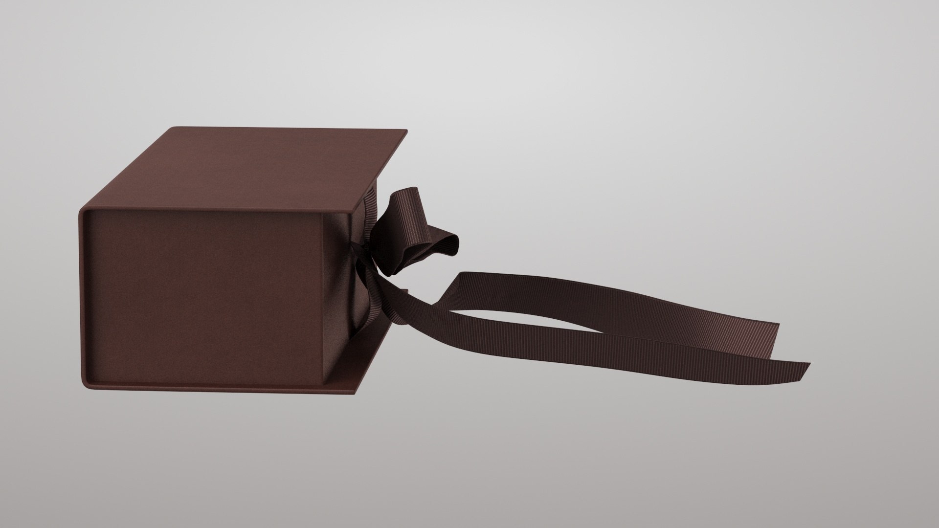 3D Gift Box Brown - TurboSquid 1687452