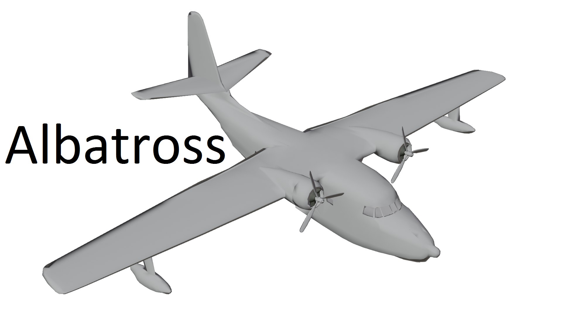 Albatross 3D Model - TurboSquid 2100859