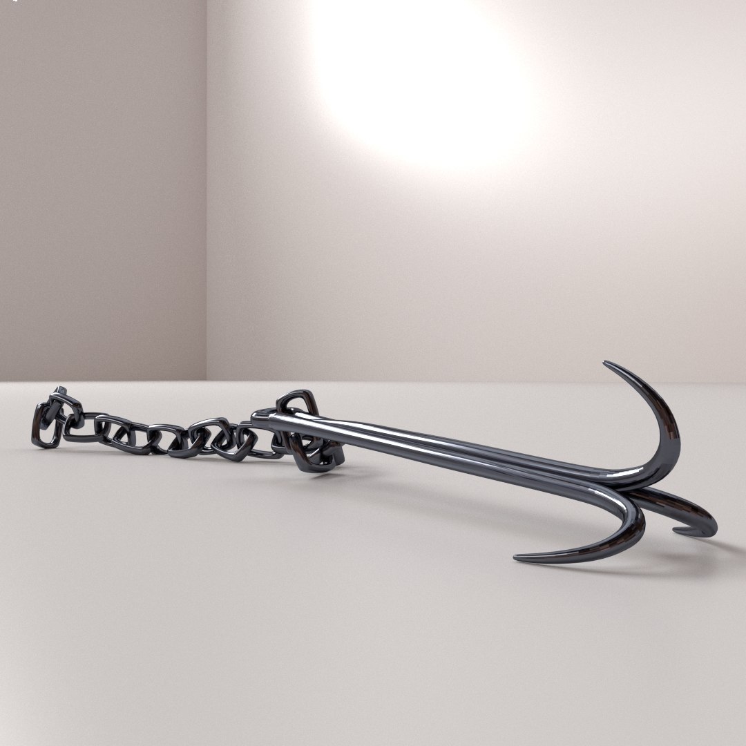 3d Grappling Hook Model