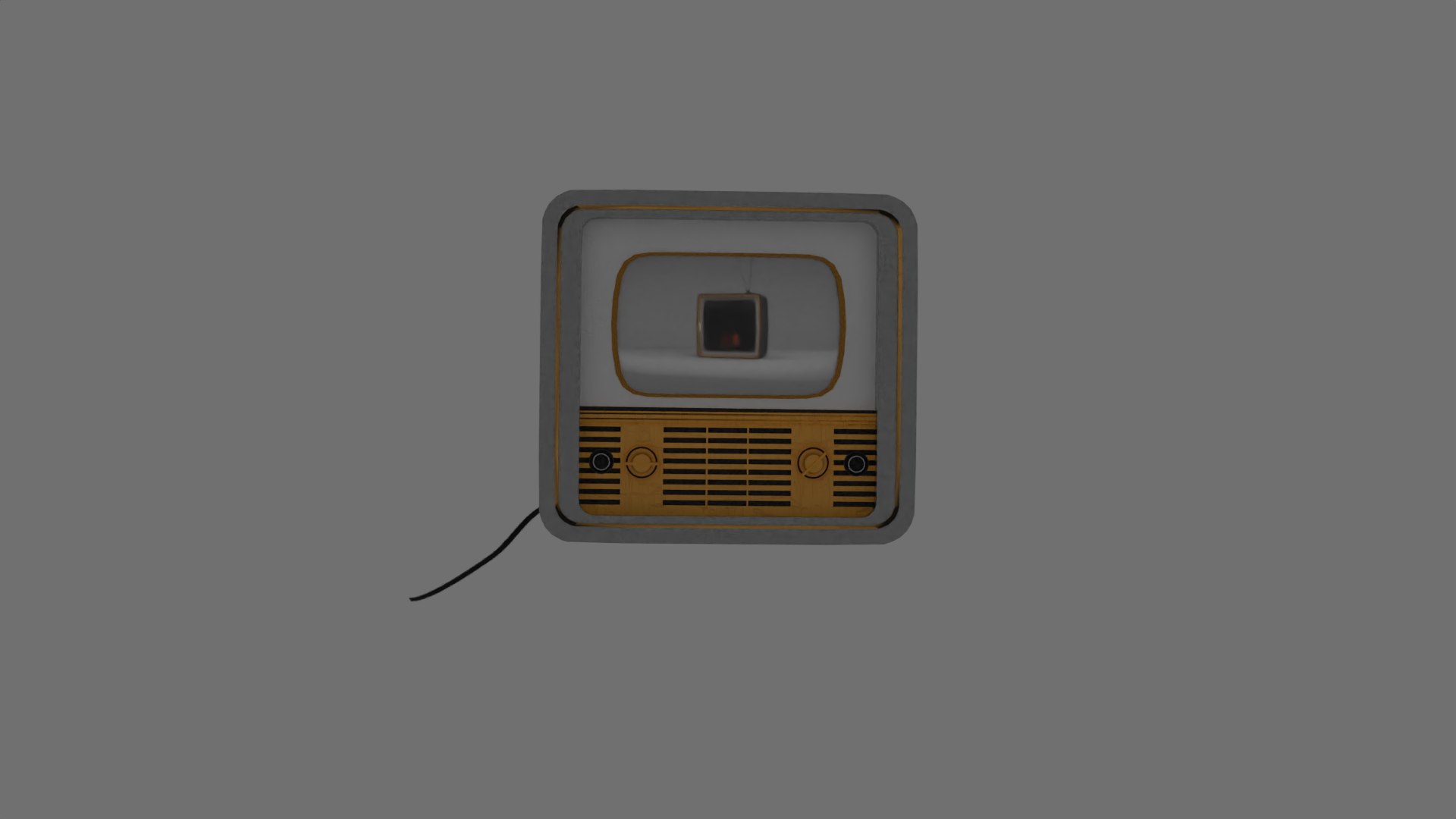 Soviet TV Model - TurboSquid 2214854