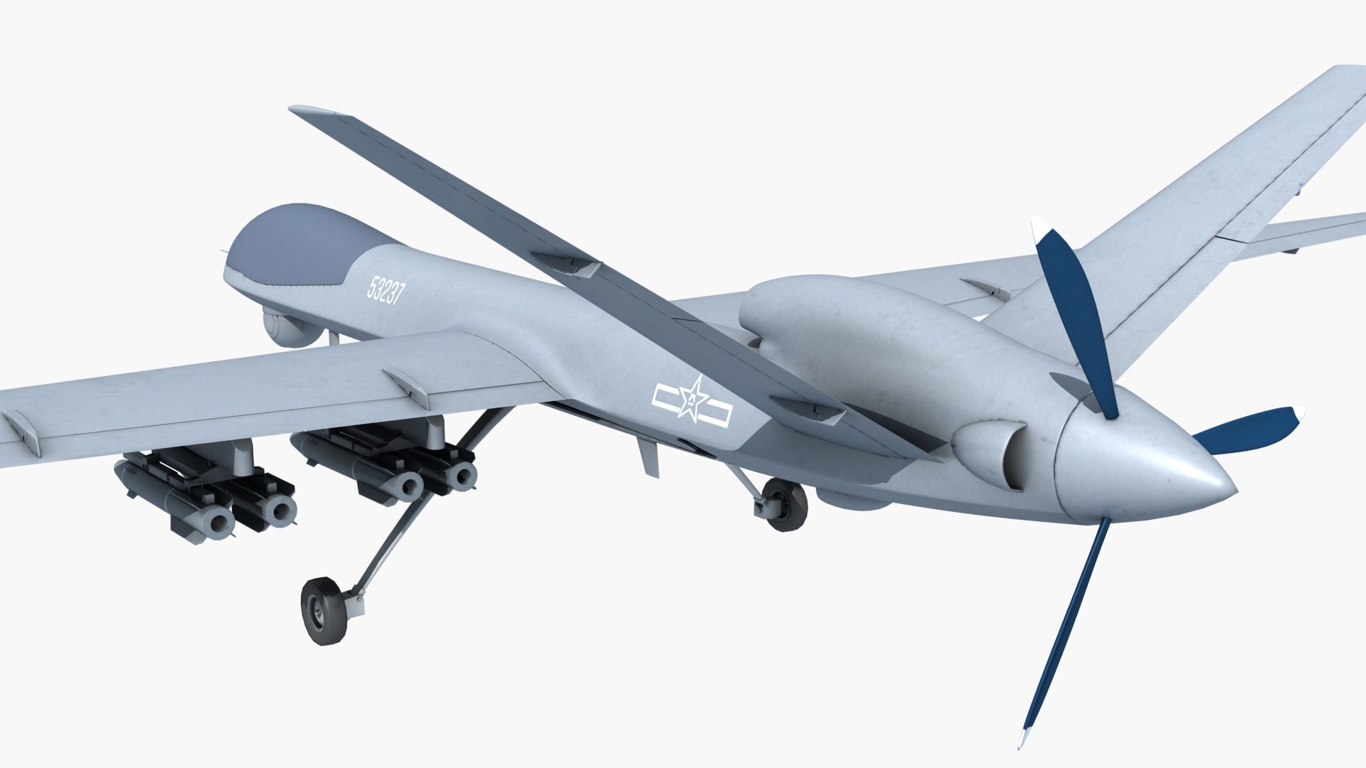 3D Wing Loong-2 UAV - TurboSquid 2249275