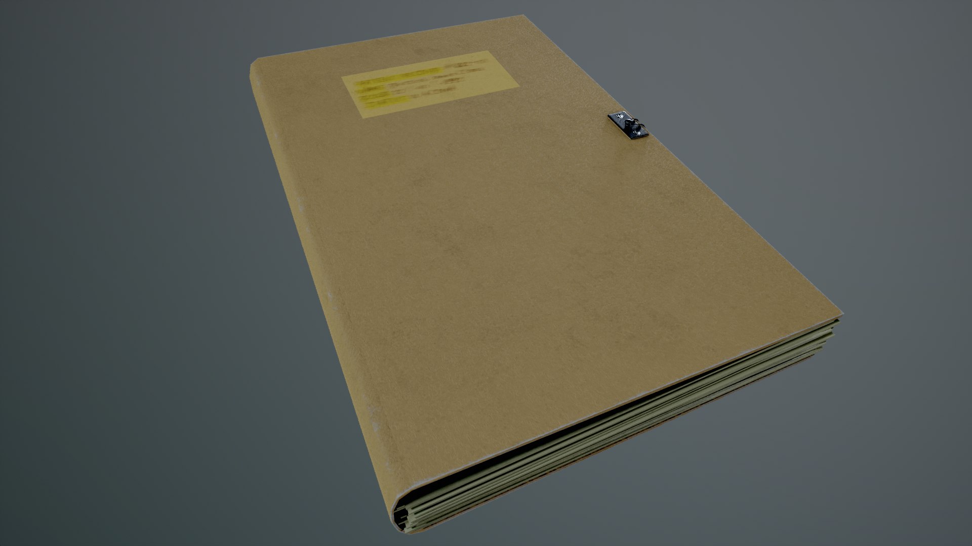 Medizinischer Ordner mit Dokumenten 3D-Modell - TurboSquid 2546386