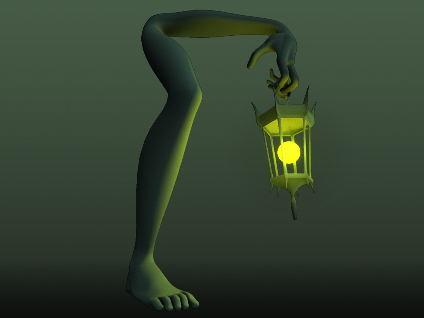 Will-o -the-wisp 3d Dxf