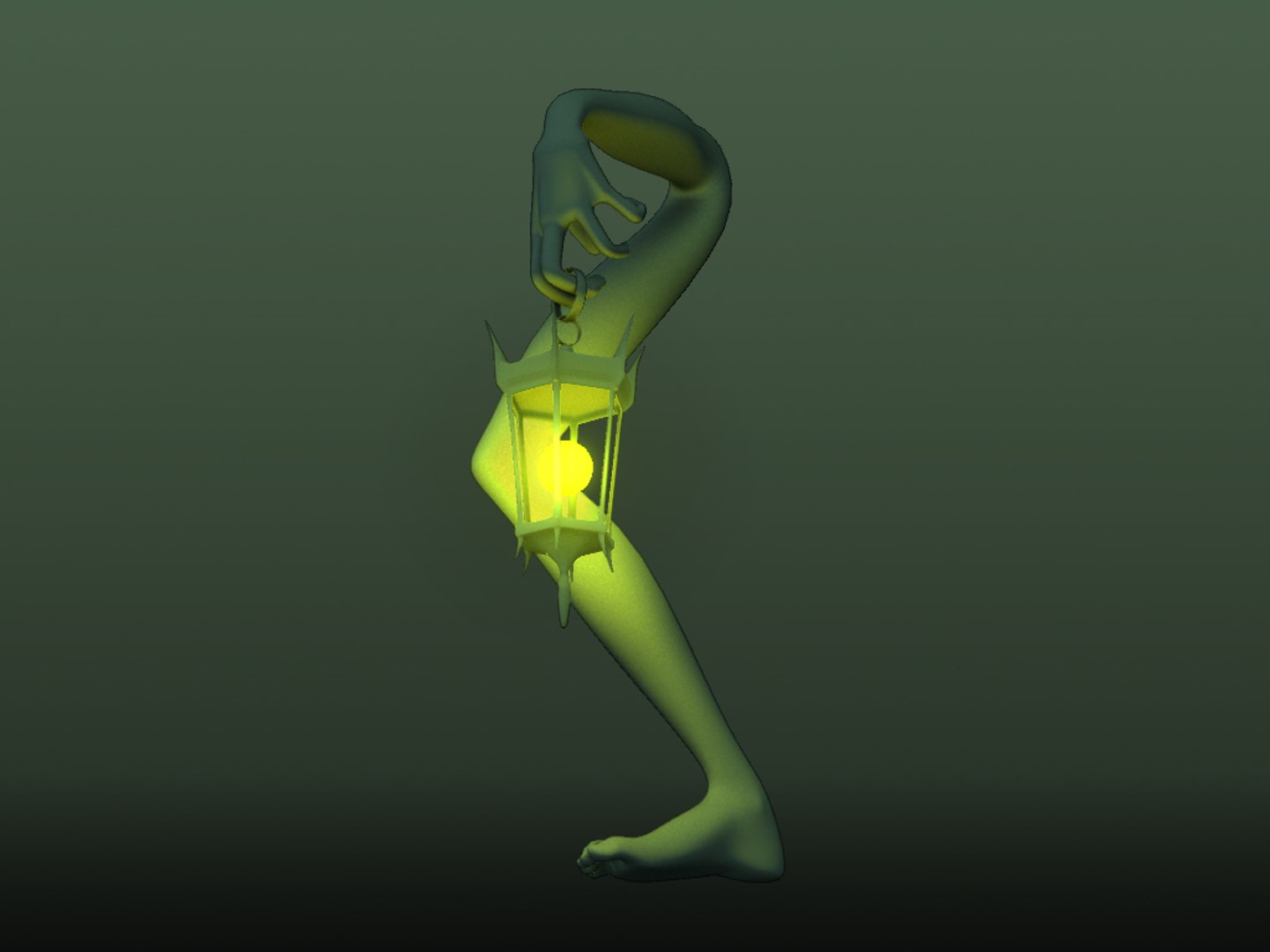 Will-o -the-wisp 3d Dxf