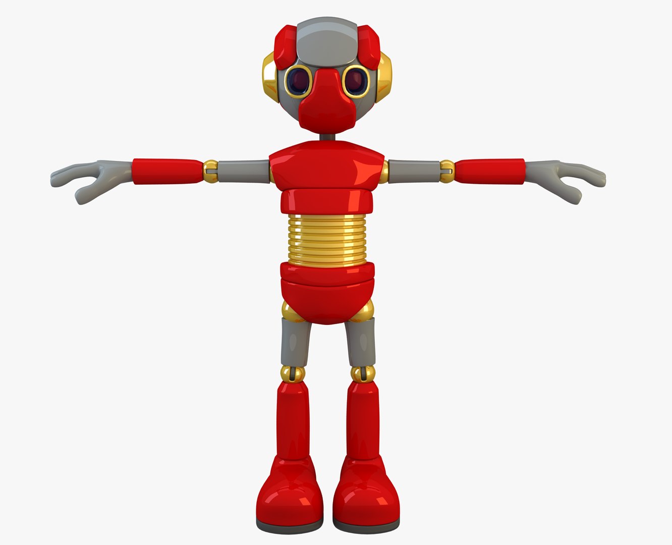 Robot Modelled 3d Max