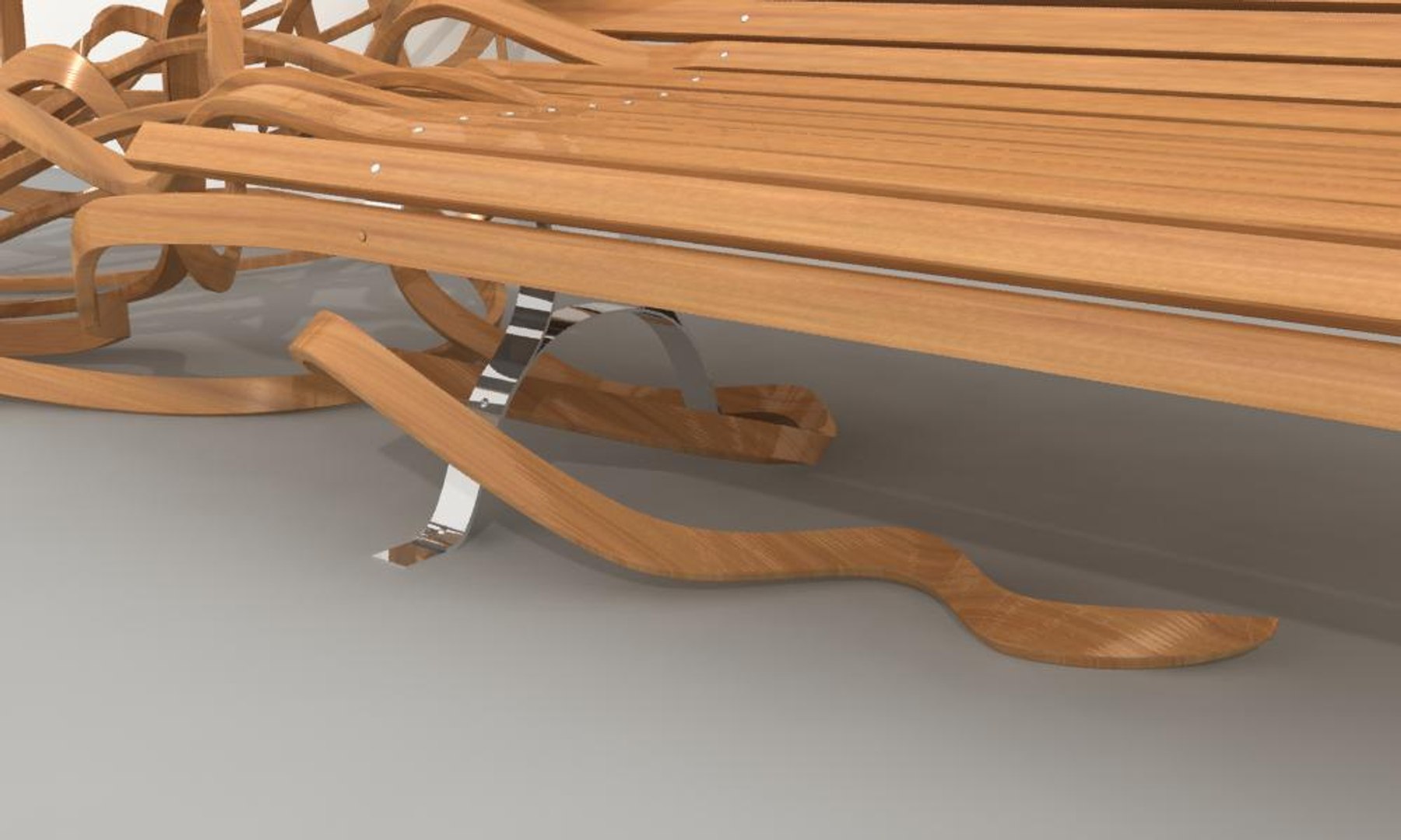alive tree bench - 3d 3ds