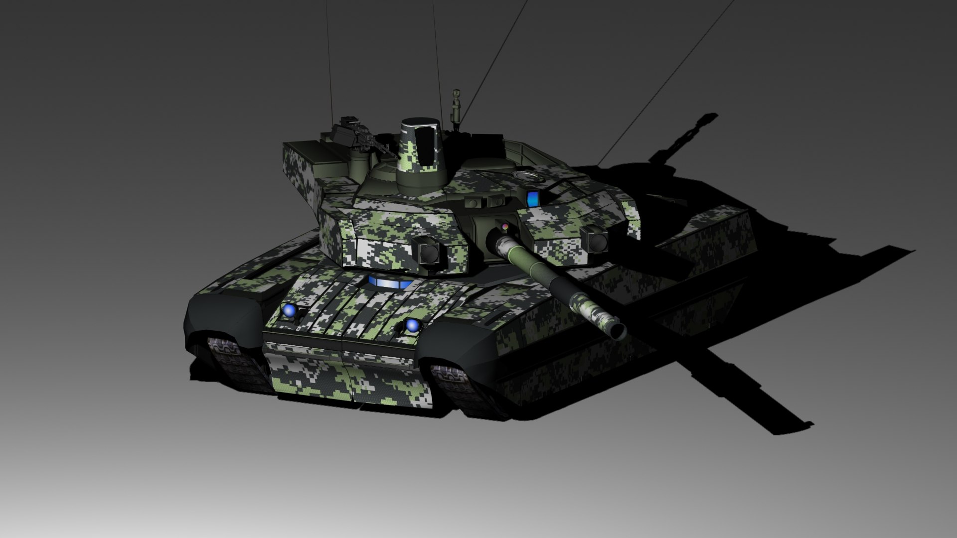 3d Model Of Ukrain Tank Bm Oplot