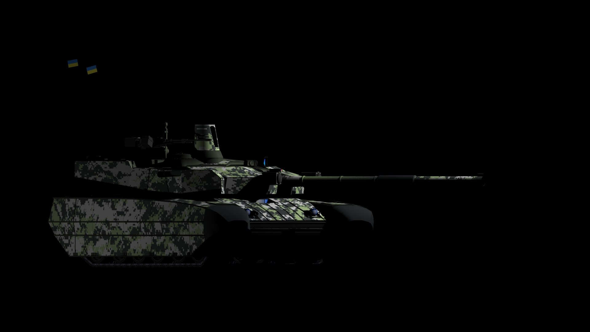 3d Model Of Ukrain Tank Bm Oplot