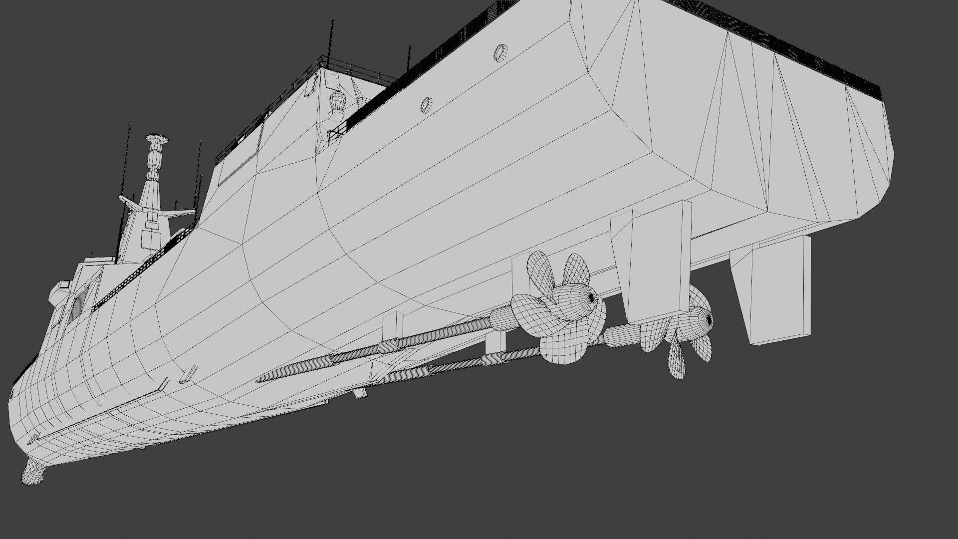 CN Type 055 Destroyer Model - TurboSquid 2336169