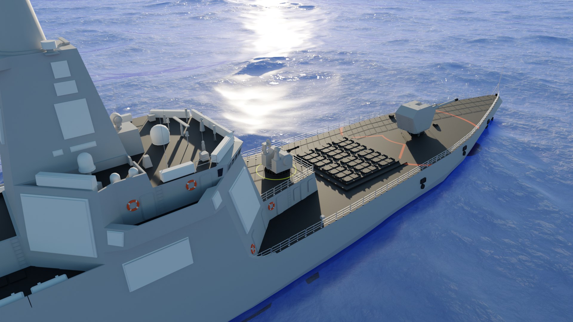 CN Type 055 Destroyer Model - TurboSquid 2336169