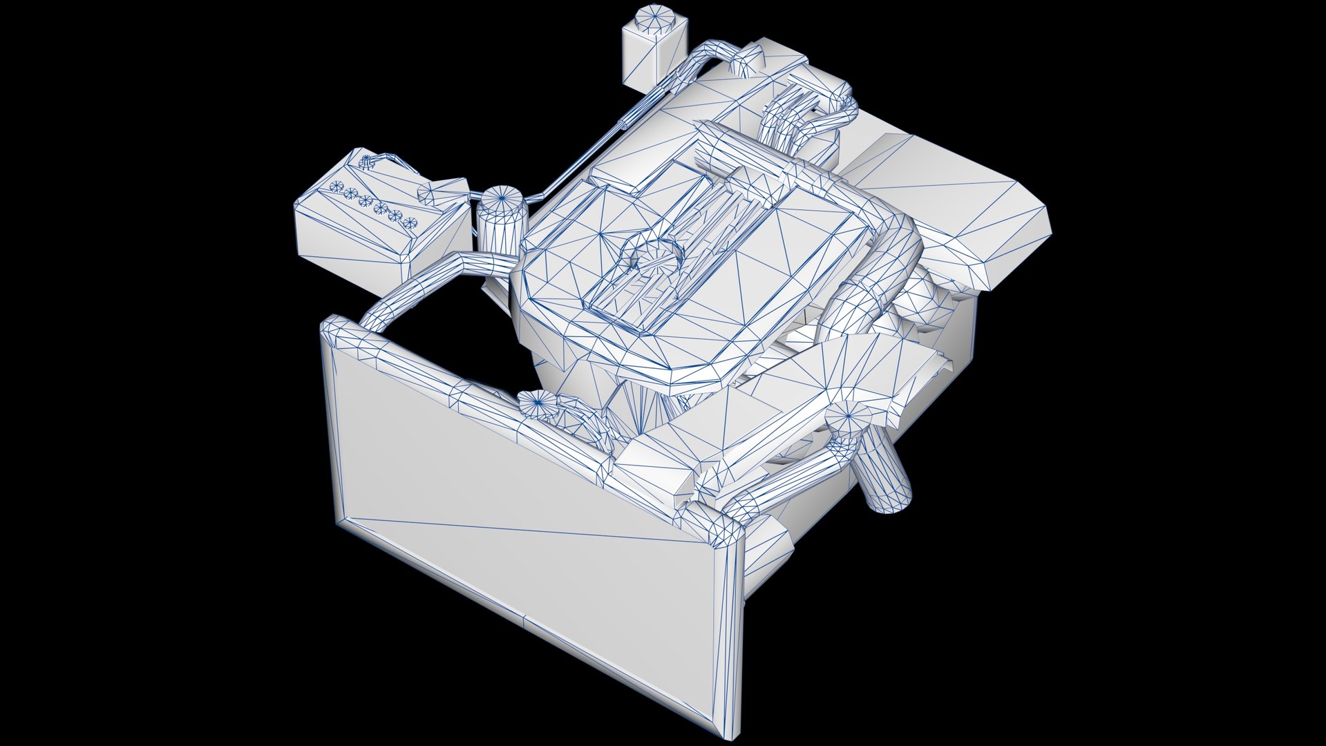 3D Model RB25DET Neo Turbo Low Poly Engine - TurboSquid 2307175