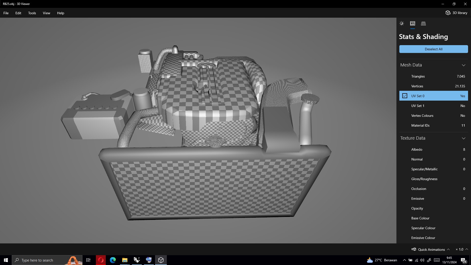 3D Model RB25DET Neo Turbo Low Poly Engine - TurboSquid 2307175