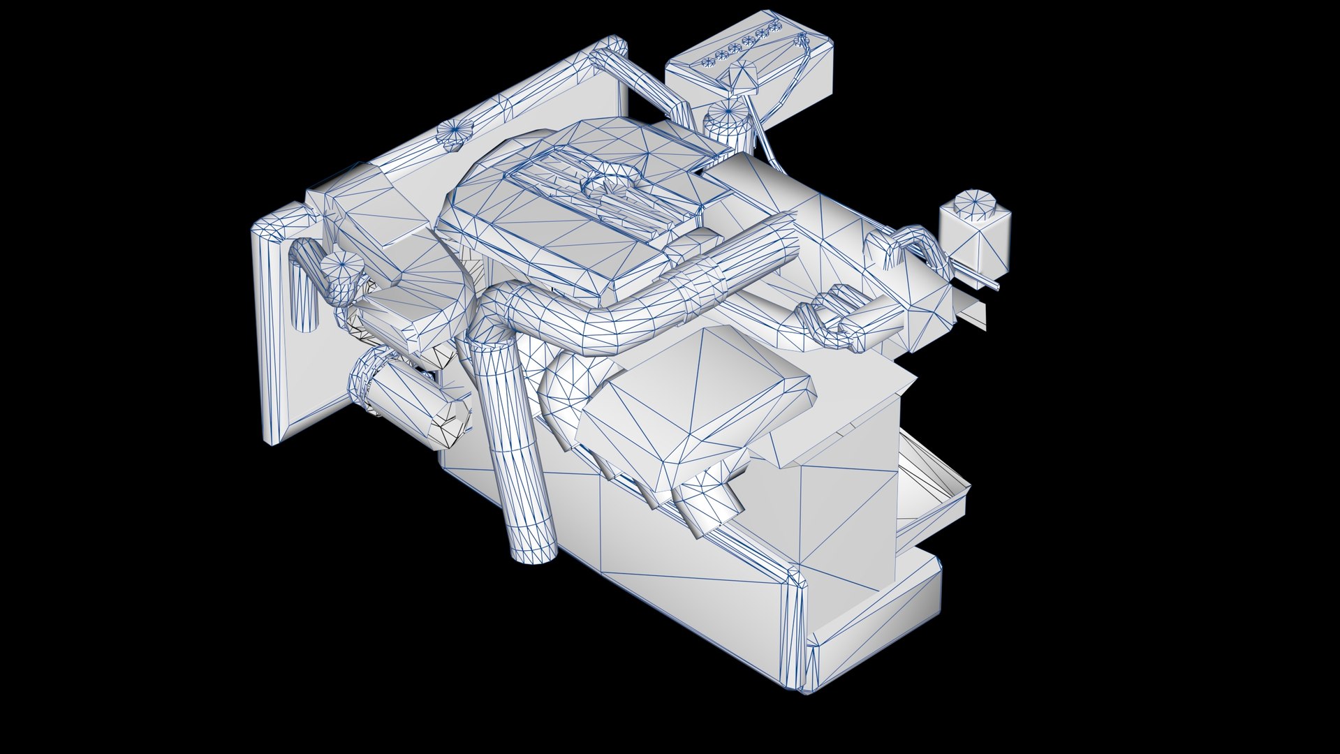 3D Model RB25DET Neo Turbo Low Poly Engine - TurboSquid 2307175