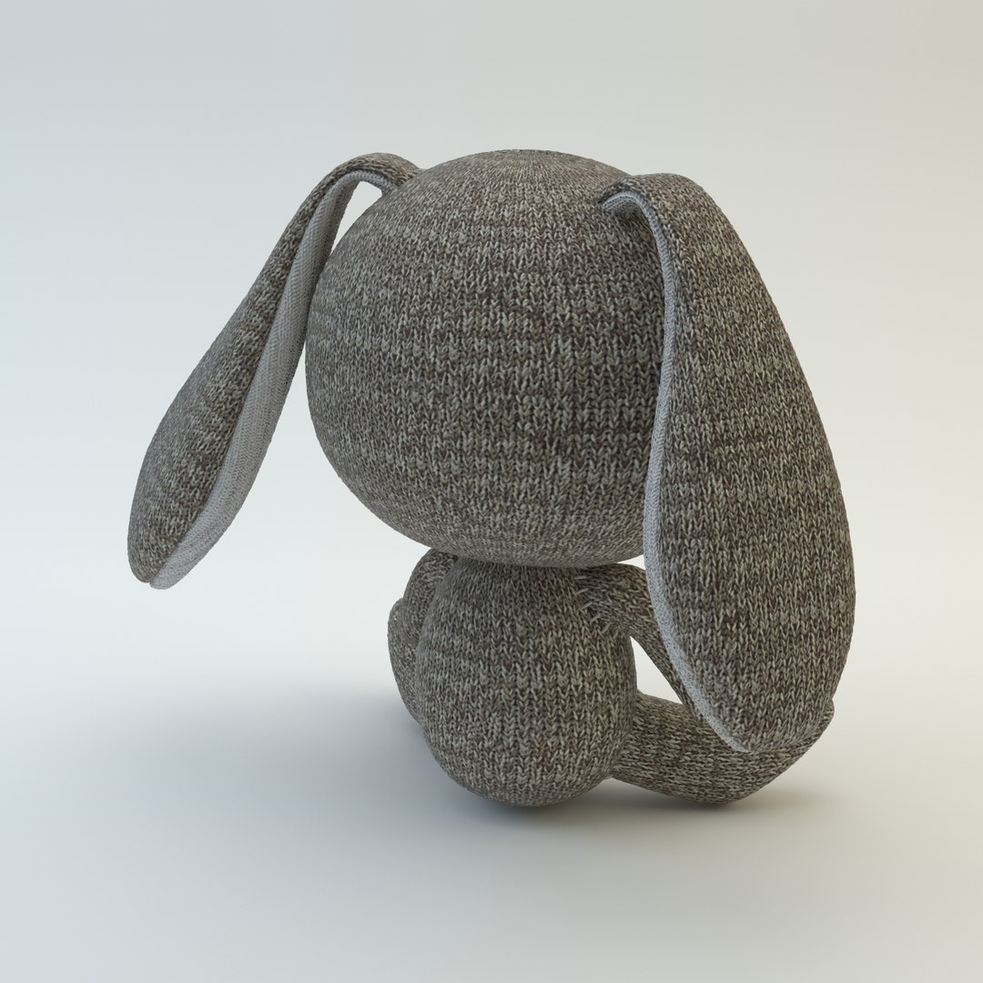 Toy Sock Rabbit 3d Model