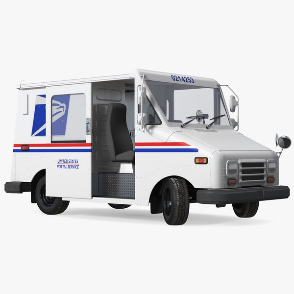 modelo 3d Grumman LLV USA Post Car Rigged for Cinema 4D - TurboSquid ...