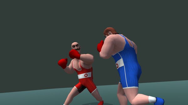 Animações de boxe Modelo 3D - TurboSquid 1866259