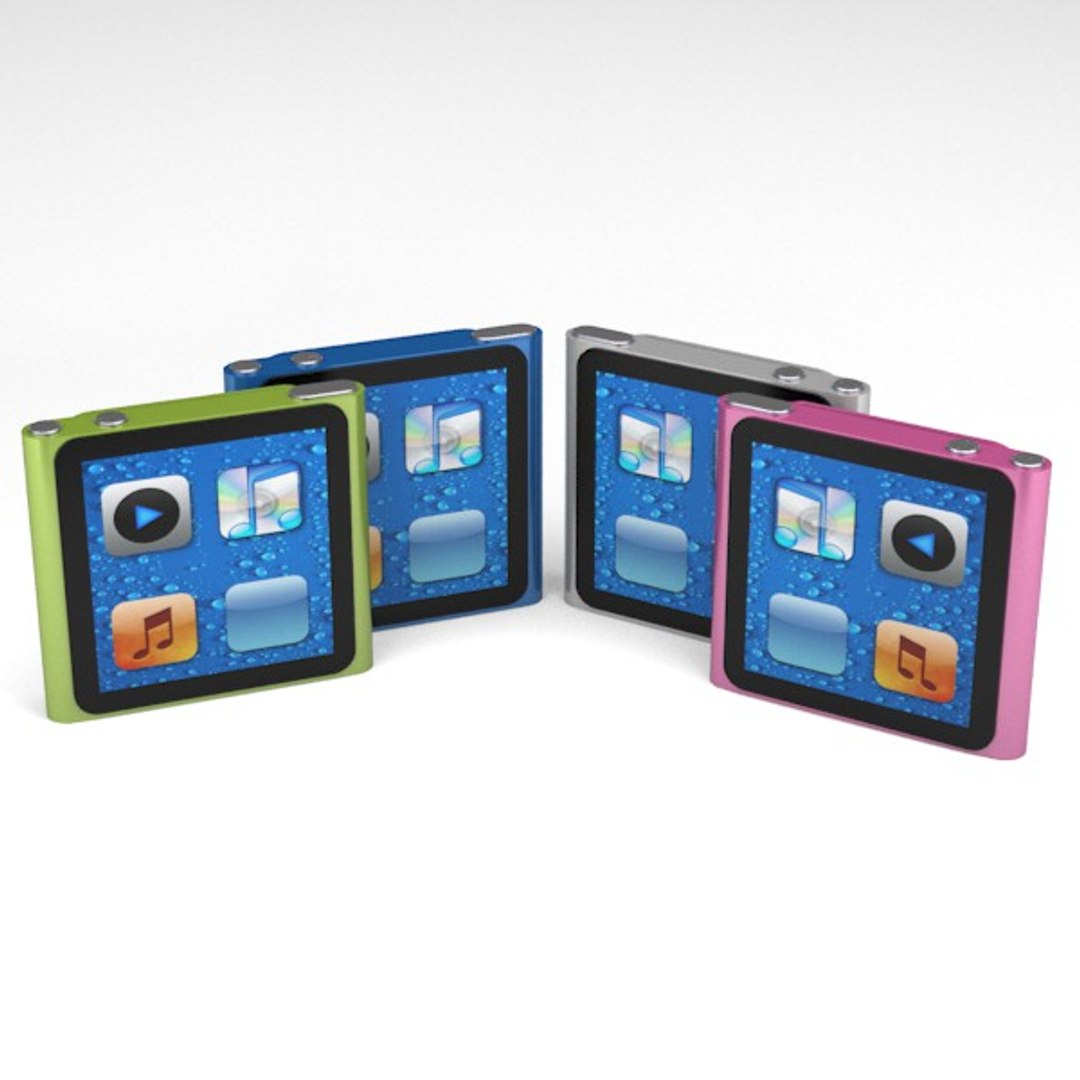 Ipod Nano Multitouch Apple Display 3d Model