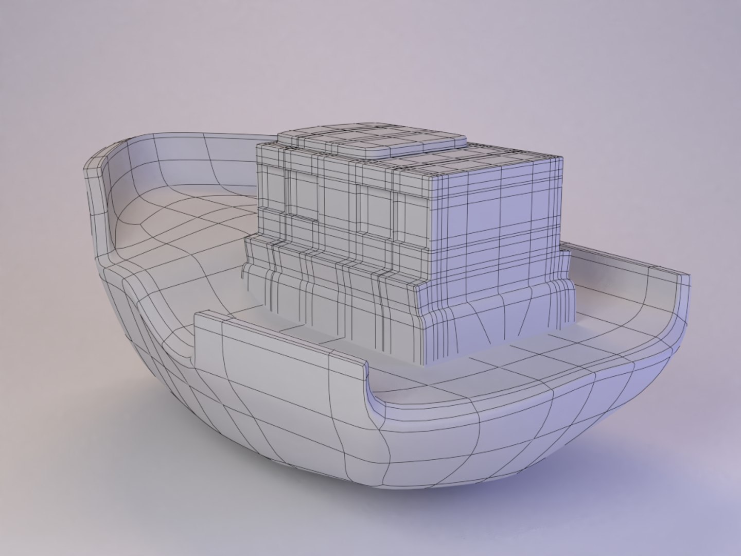 3D Cute Toy Boat - TurboSquid 1526148