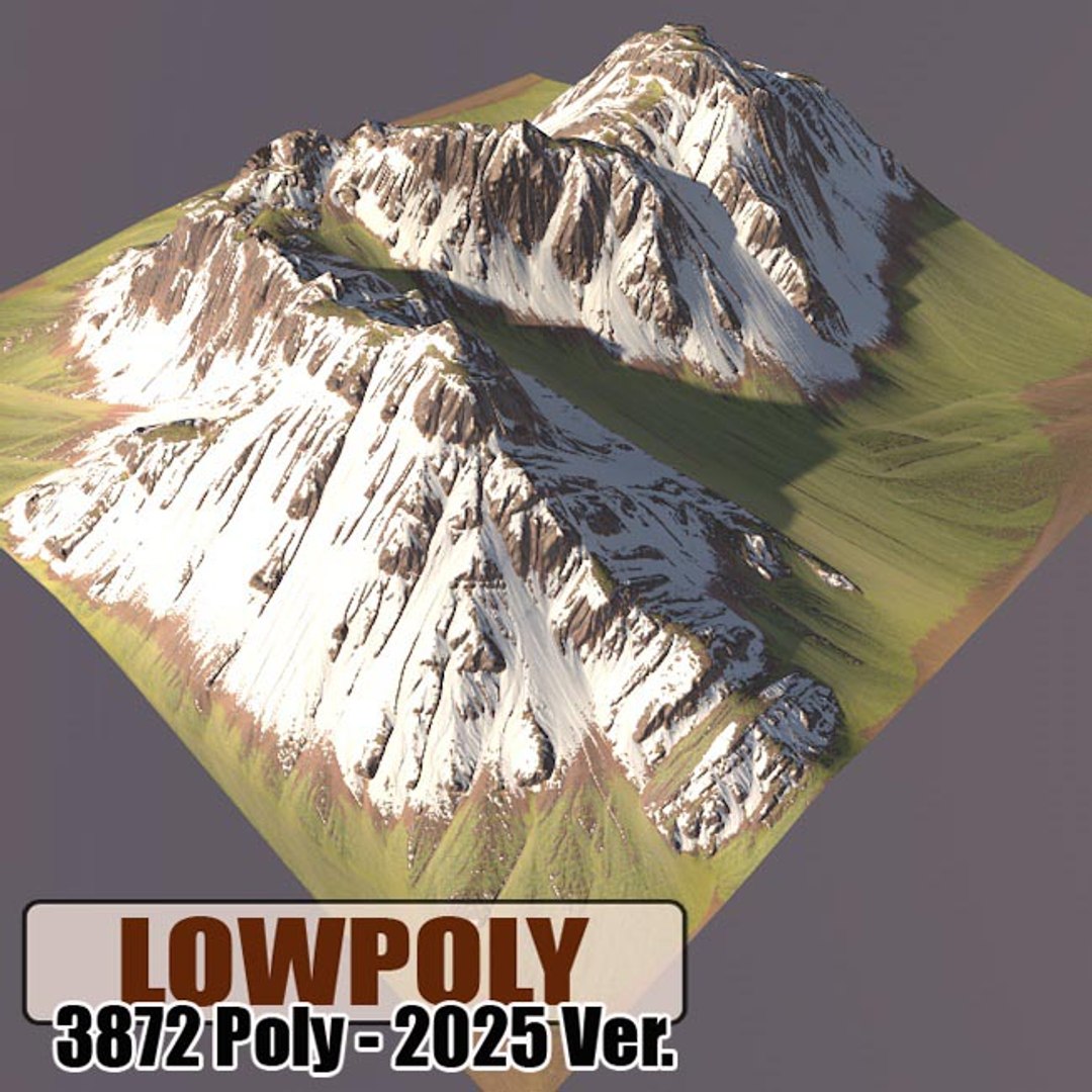3d Mountain Games Maps Model