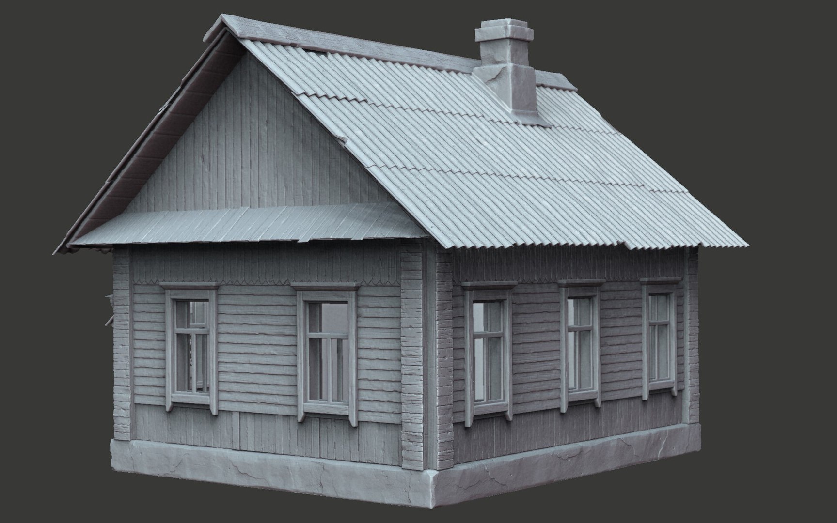 CNC Old Russian Village House 3D Model - TurboSquid 2222162