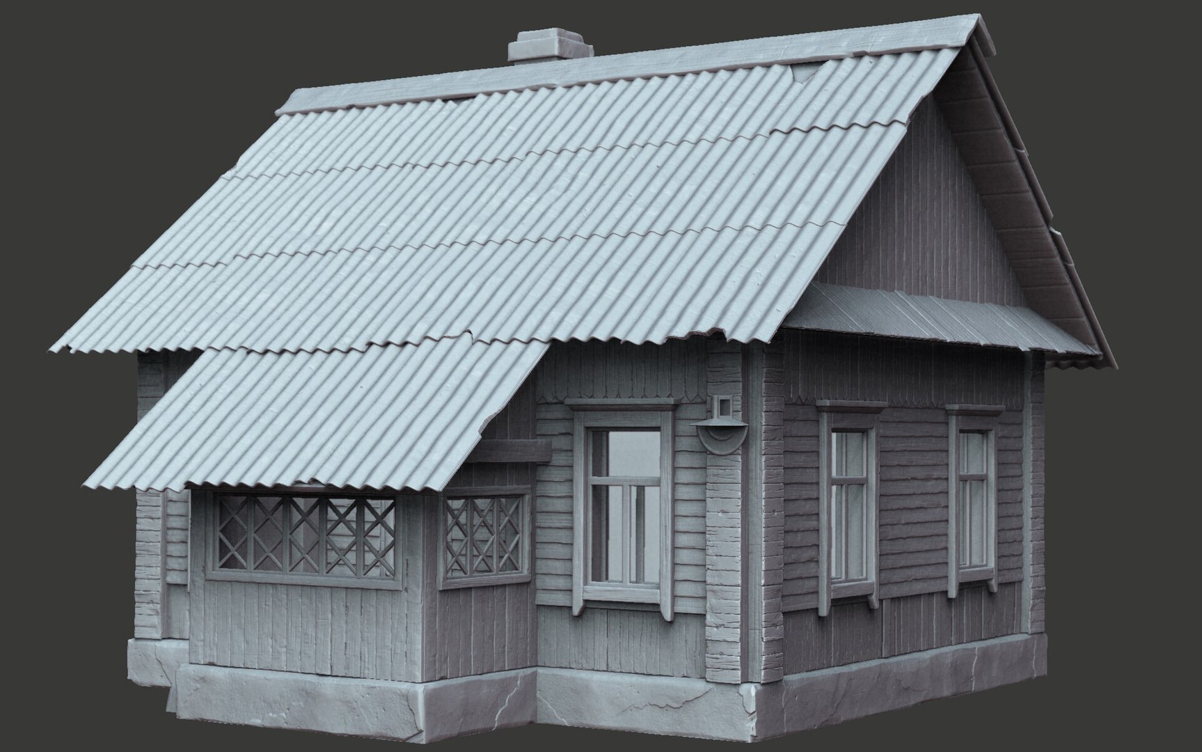 CNC Old Russian Village House 3D Model - TurboSquid 2222162